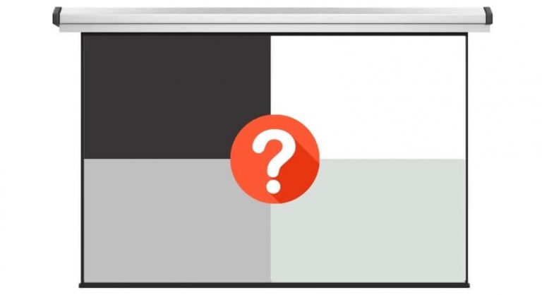 What's the Best Color for Projector Screen in 2022? - TechnoQia